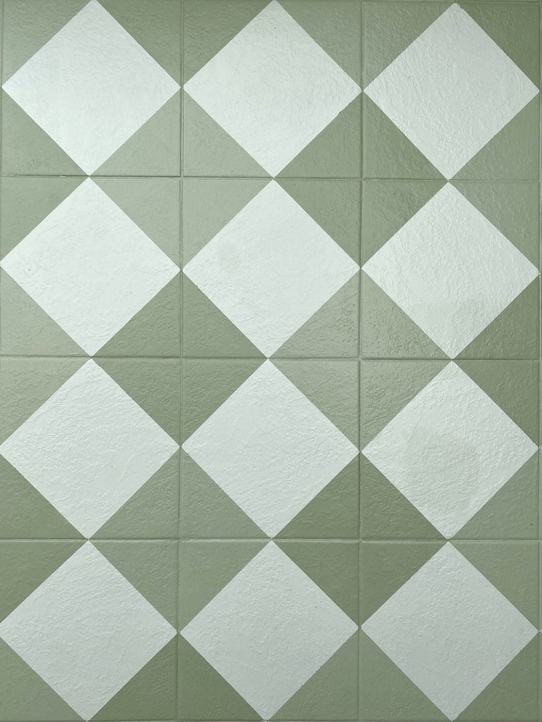 The super easy checker floor DIY that only needs three materials