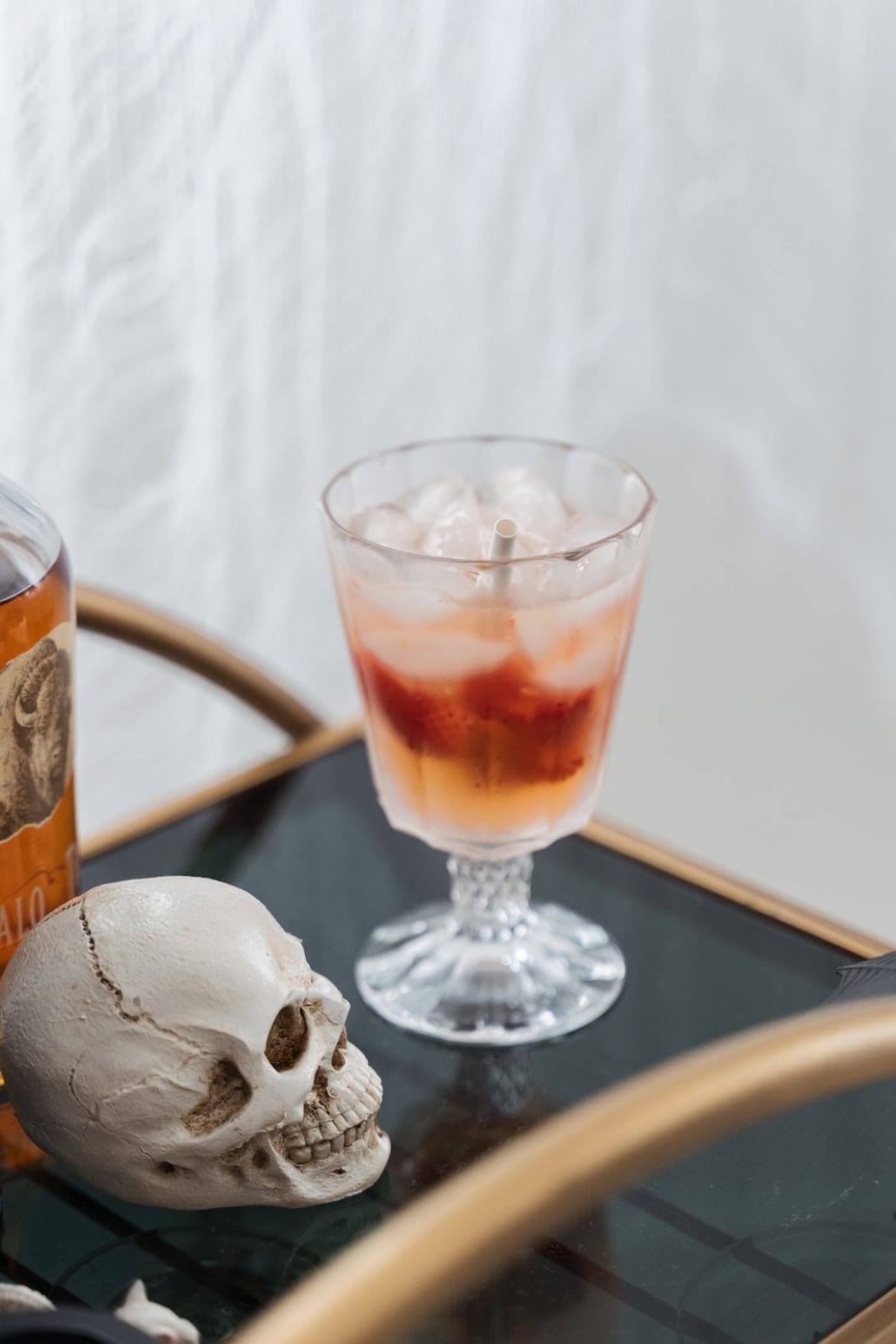 Spooktacular Halloween bar cart styling | Style Curator