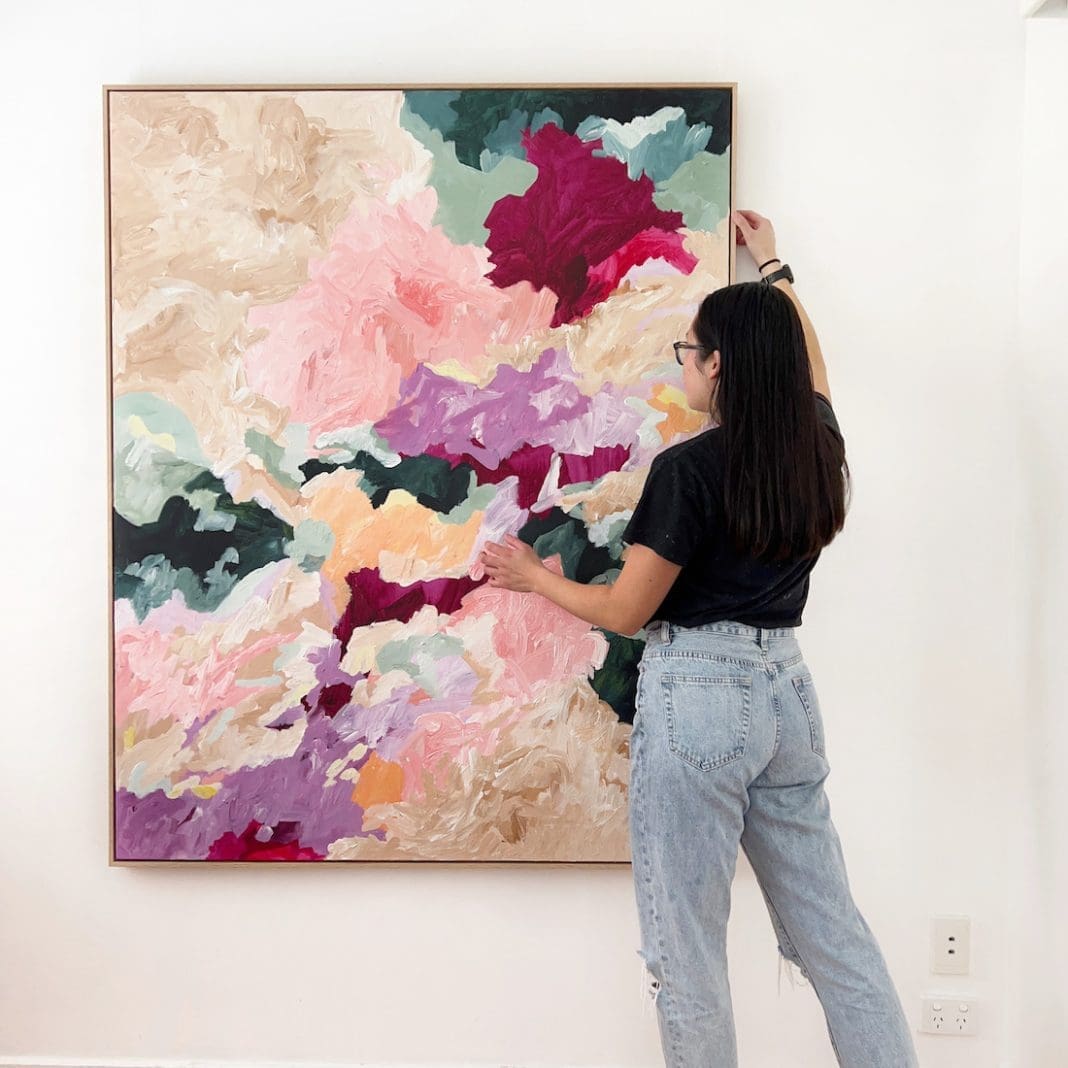 Delving behind the expressive abstract art from Lena B art