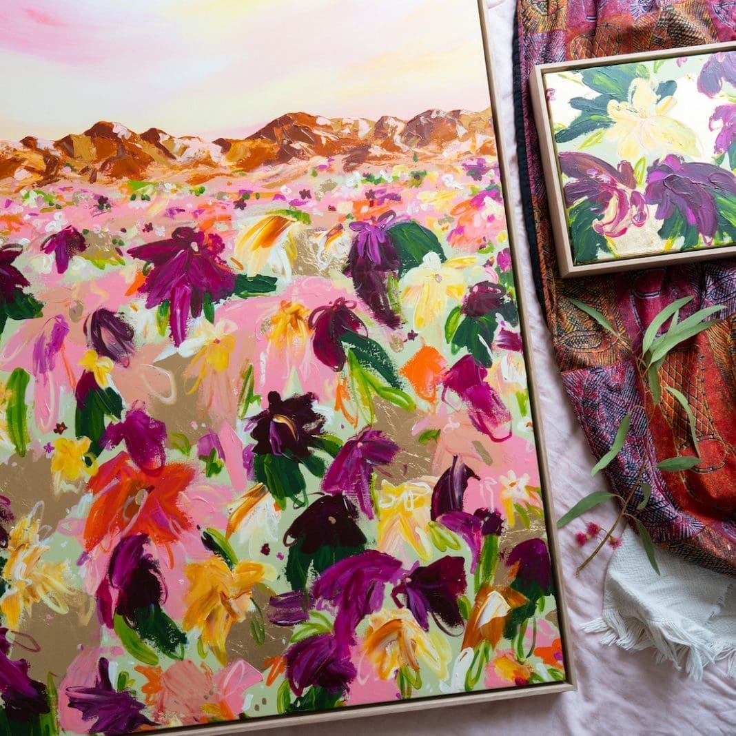 Textural landscape paintings from Elle Pervez | Style Curator