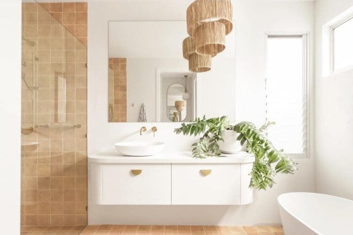 Terracotta bathroom inspo and ideas: Earthy bathroom inspiration ...