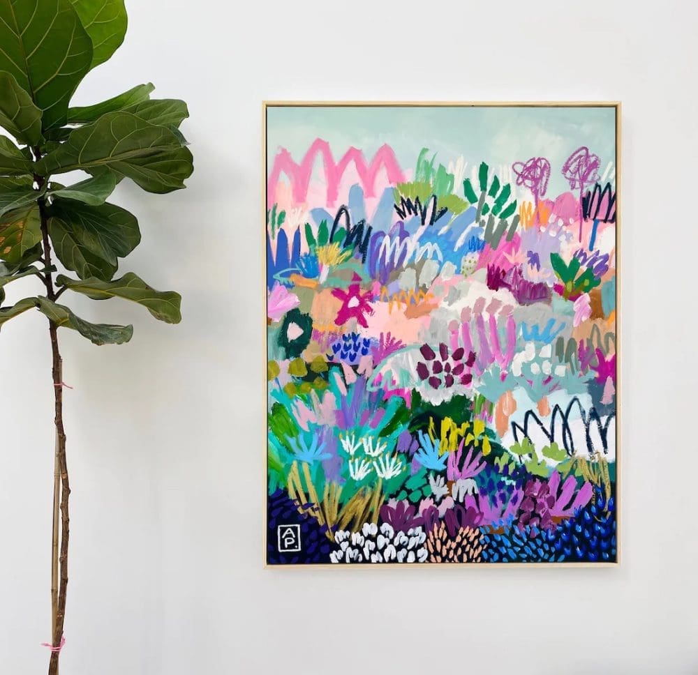 The fun, quirky and rainbow abstract art from Anna Price Art | Style ...