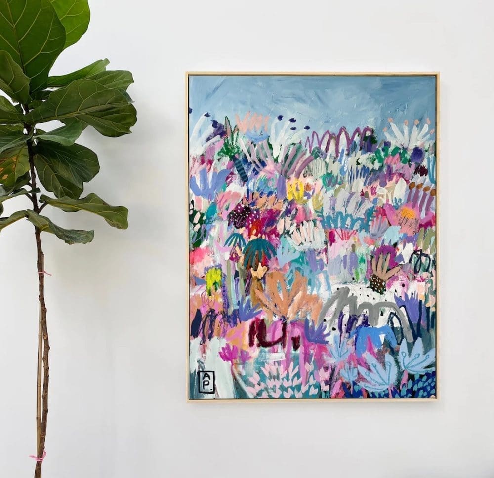 The fun, quirky and rainbow abstract art from Anna Price Art | Style ...