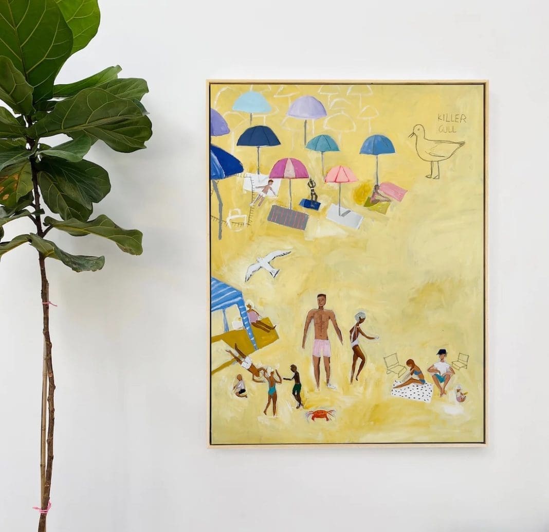 The fun, quirky and rainbow abstract art from Anna Price Art | Style ...