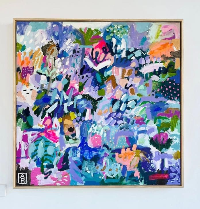 The fun, quirky and rainbow abstract art from Anna Price Art | Style ...