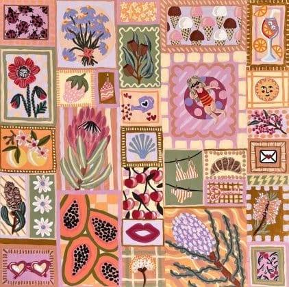 Pastel colours, florals and fun from artist Amy Gibbs | Style Curator