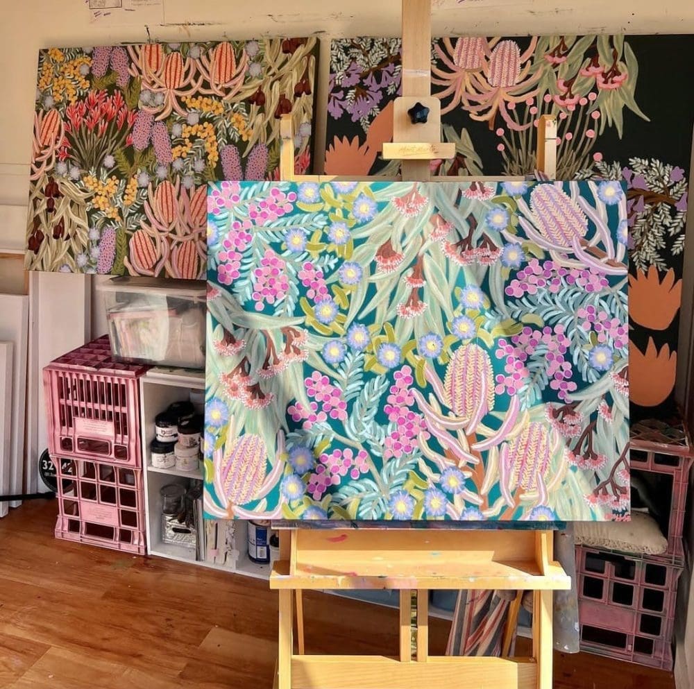 Pastel colours, florals and fun from artist Amy Gibbs | Style Curator
