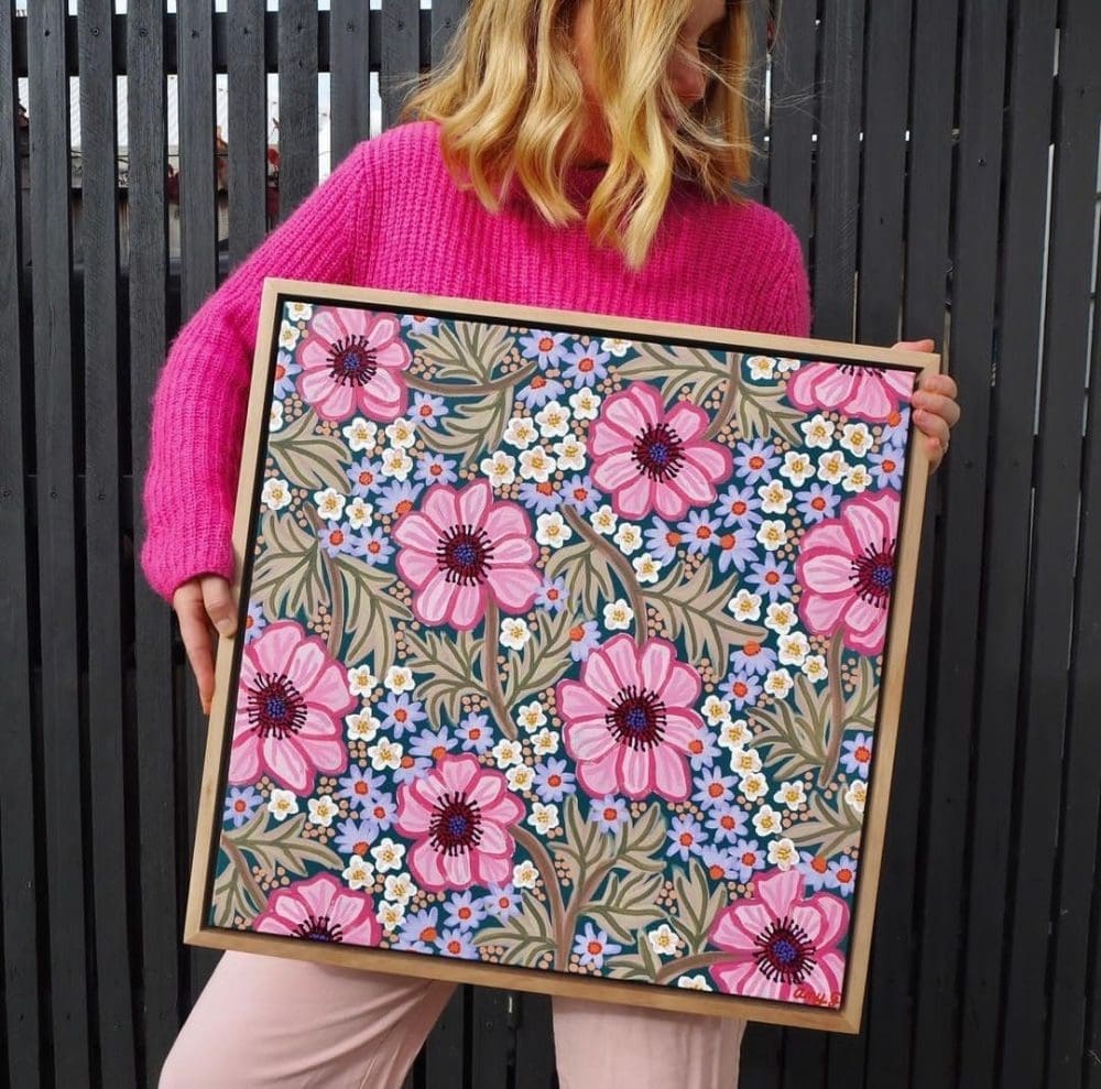 Pastel colours, florals and fun from artist Amy Gibbs | Style Curator