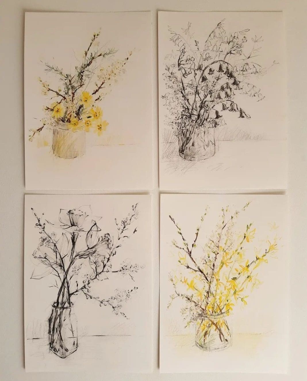 The delicate, hand drawn floral illustrations from Claudia Lowry ...