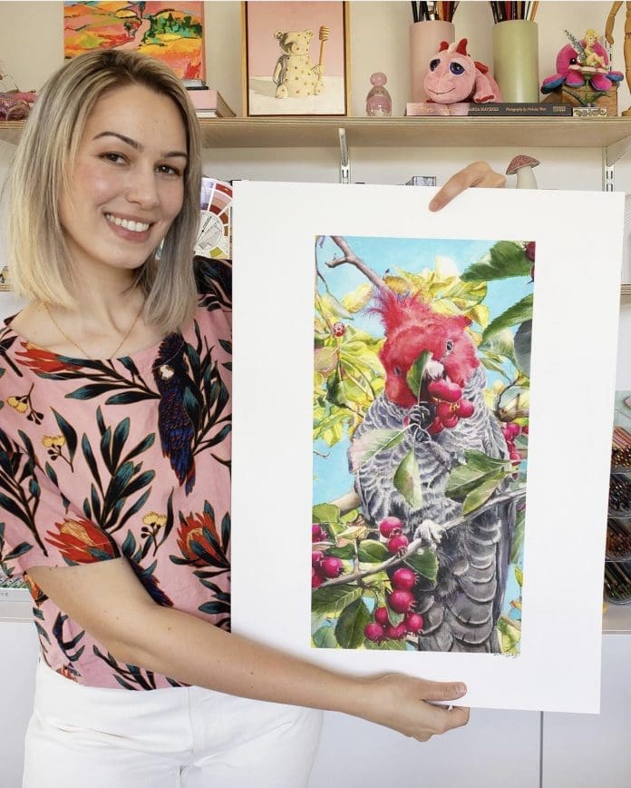 Artist spotlight: Viral oil pastel artist Julia Ockert - Style Curator