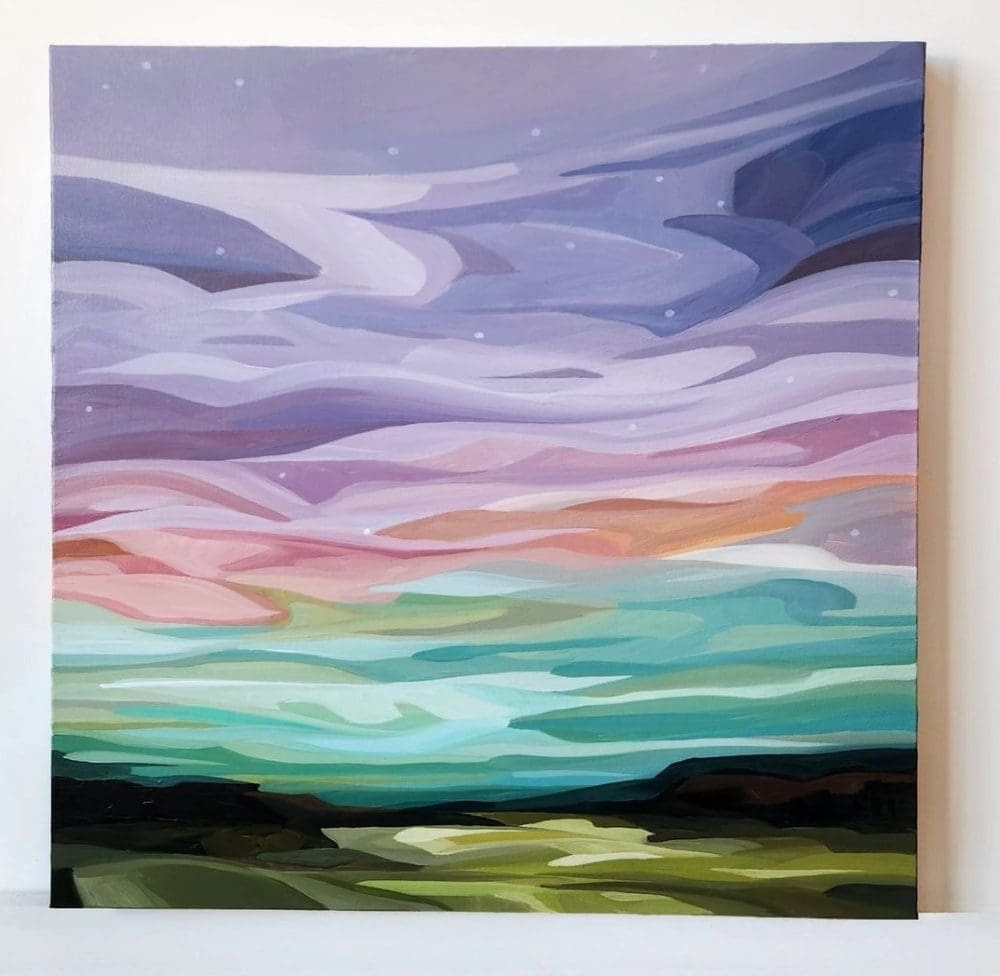Cloud-like texture and colourful abstracts from Susannah Bee Art ...