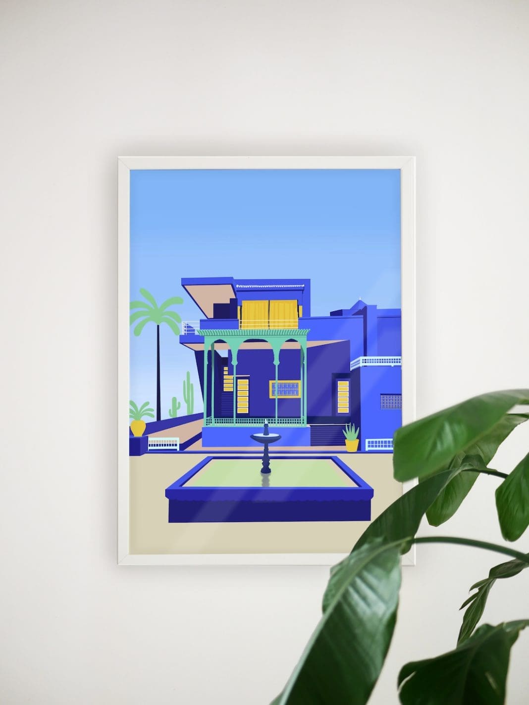 The fun and feminine pink art from LeaColorShapes | Style Curator