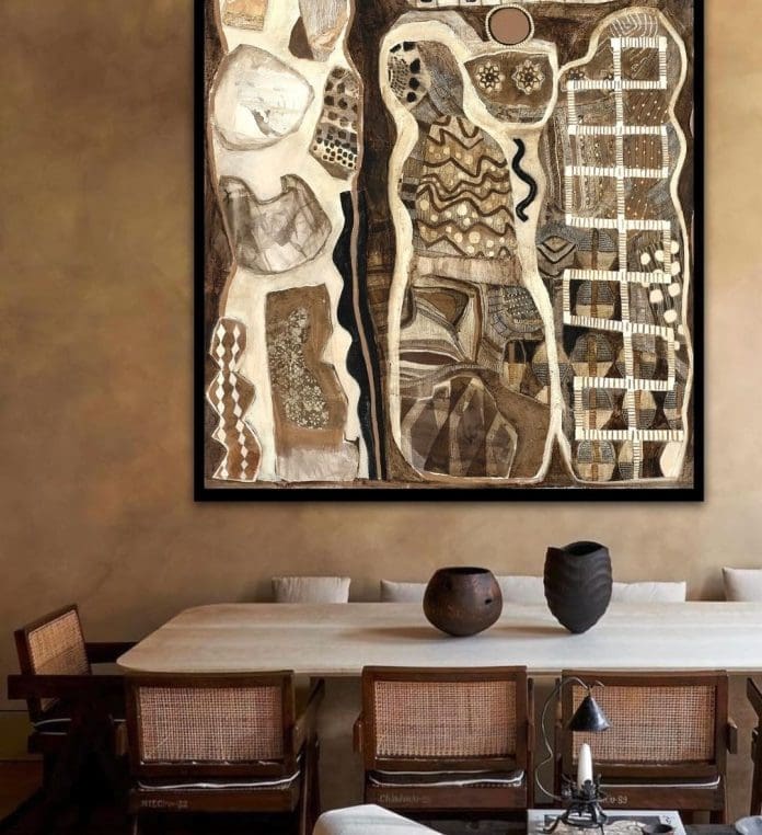 Earthy paintings by contemporary artist, Alissa Wright | Style Curator