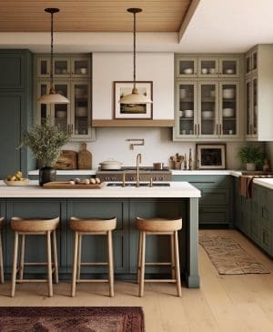 Colour crush: Gorgeous green kitchens | Style Curator